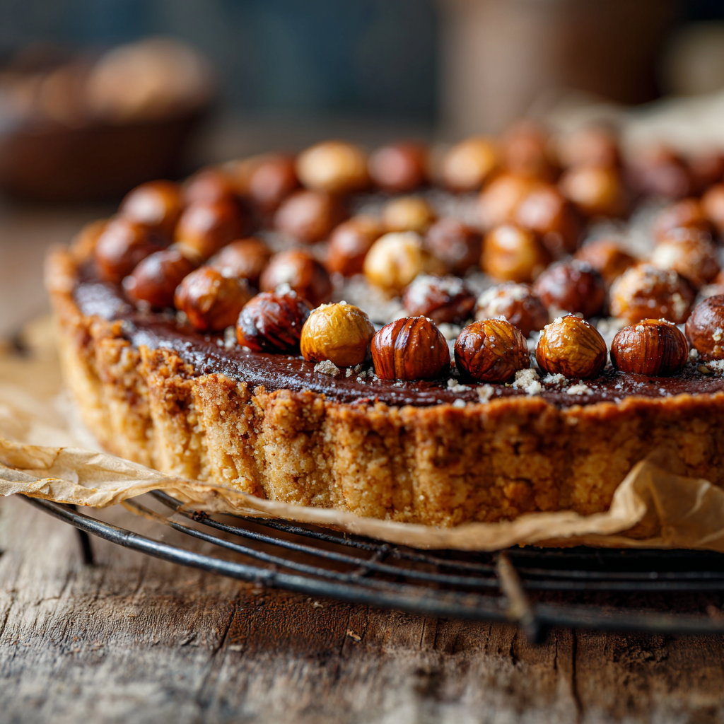 Italian Hazelnut Chocolate Tart