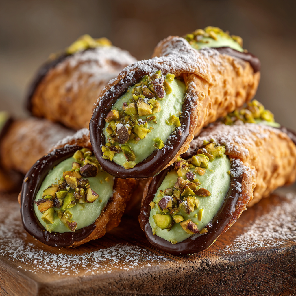 Pistachio Cannoli Recipe | Classic Italian Cannoli