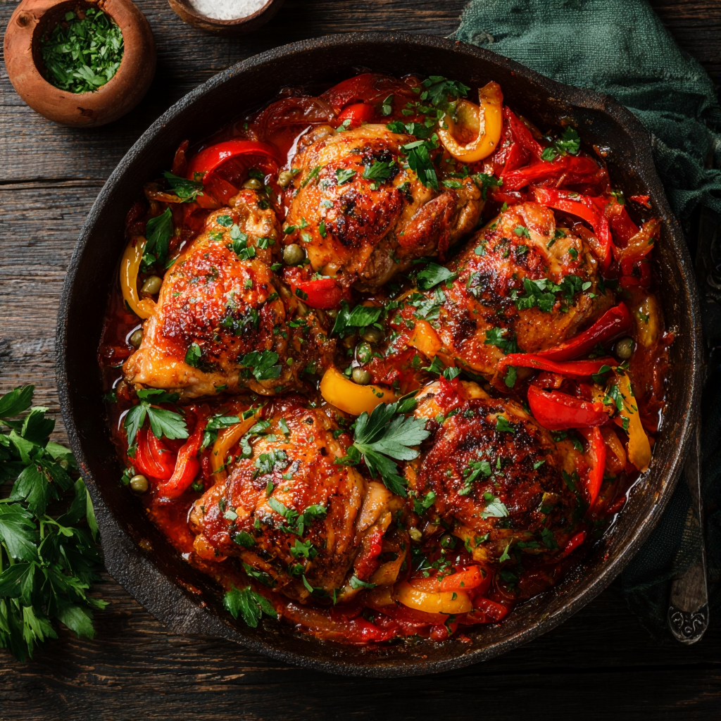 Pollo alla Romana Recipe | Roman Chicken