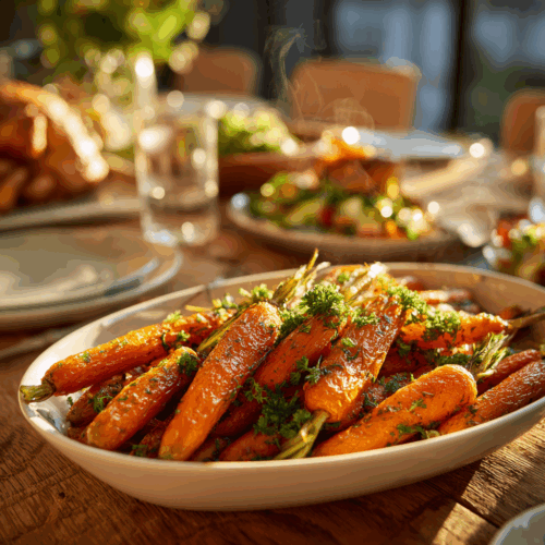 Our Family's Italian Roasted Carrots with Herbs Recipe