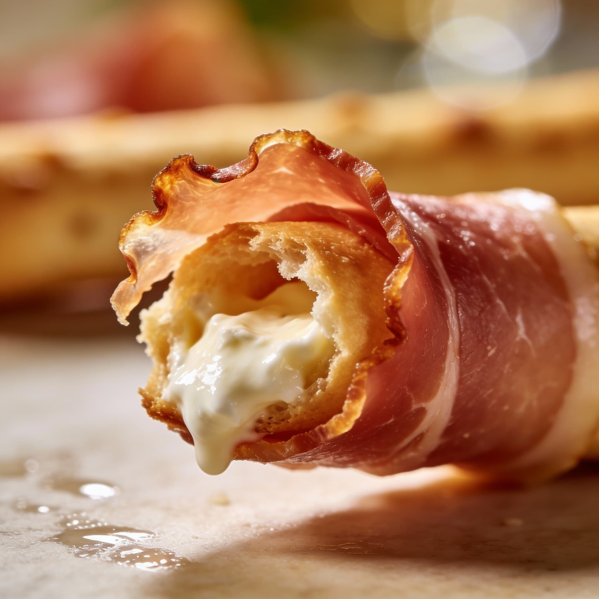 Prosciutto Wrapped Italian Breadsticks Recipe
