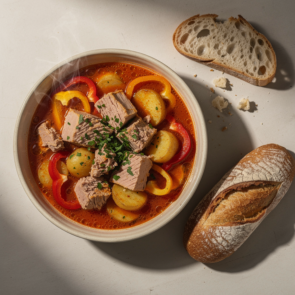 Italian Tuna Stew with Potatoes Recipe