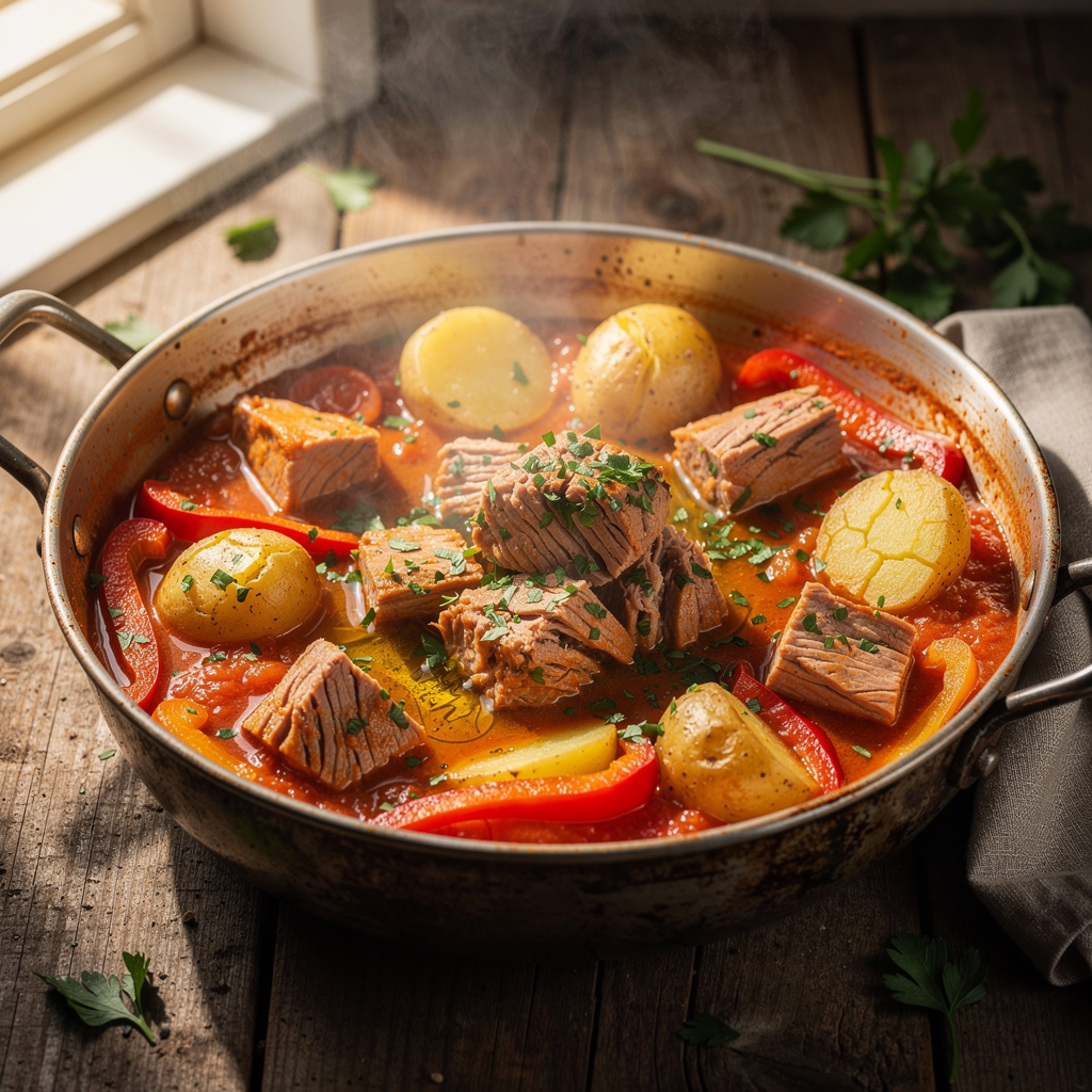 Italian Tuna Stew with Potatoes Recipe