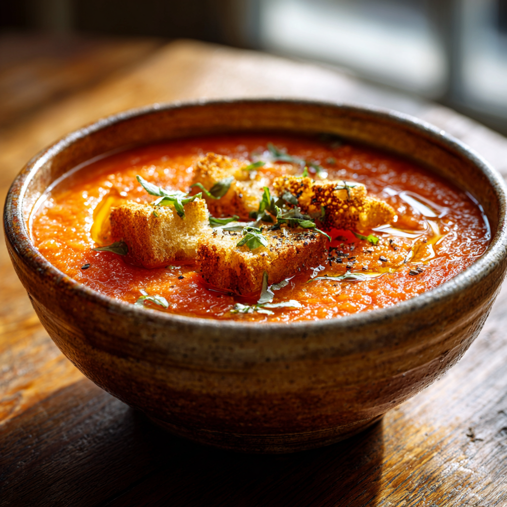 Rustic Tomato and Bread Tuscan Soup Recipe