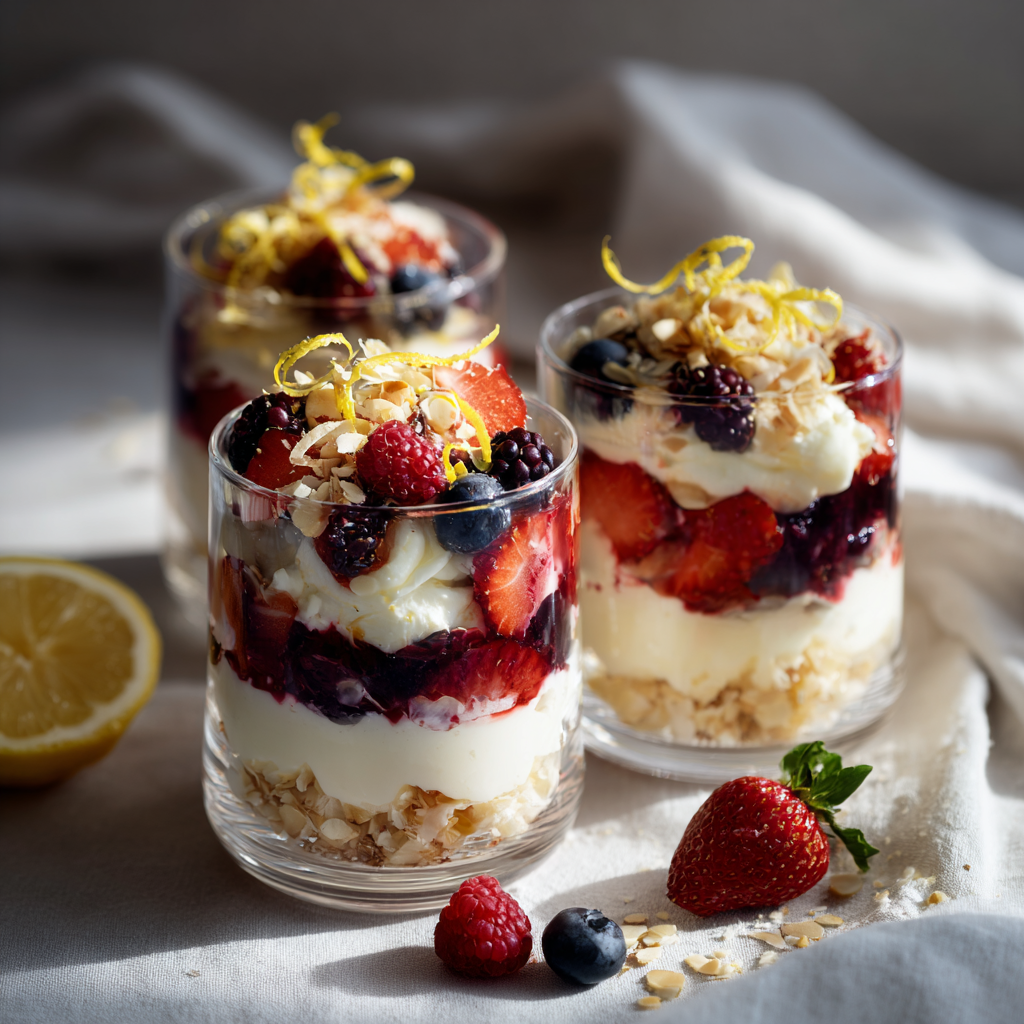 Indulge in Our Ricotta Berry Parfait Italian Recipe