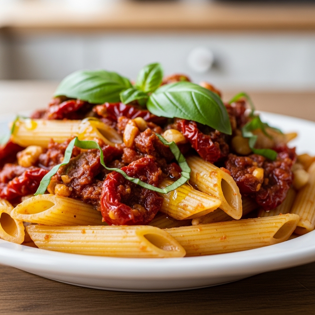 Vegan Pesto Rosso Pasta: Simple, Delicious Italian Recipe