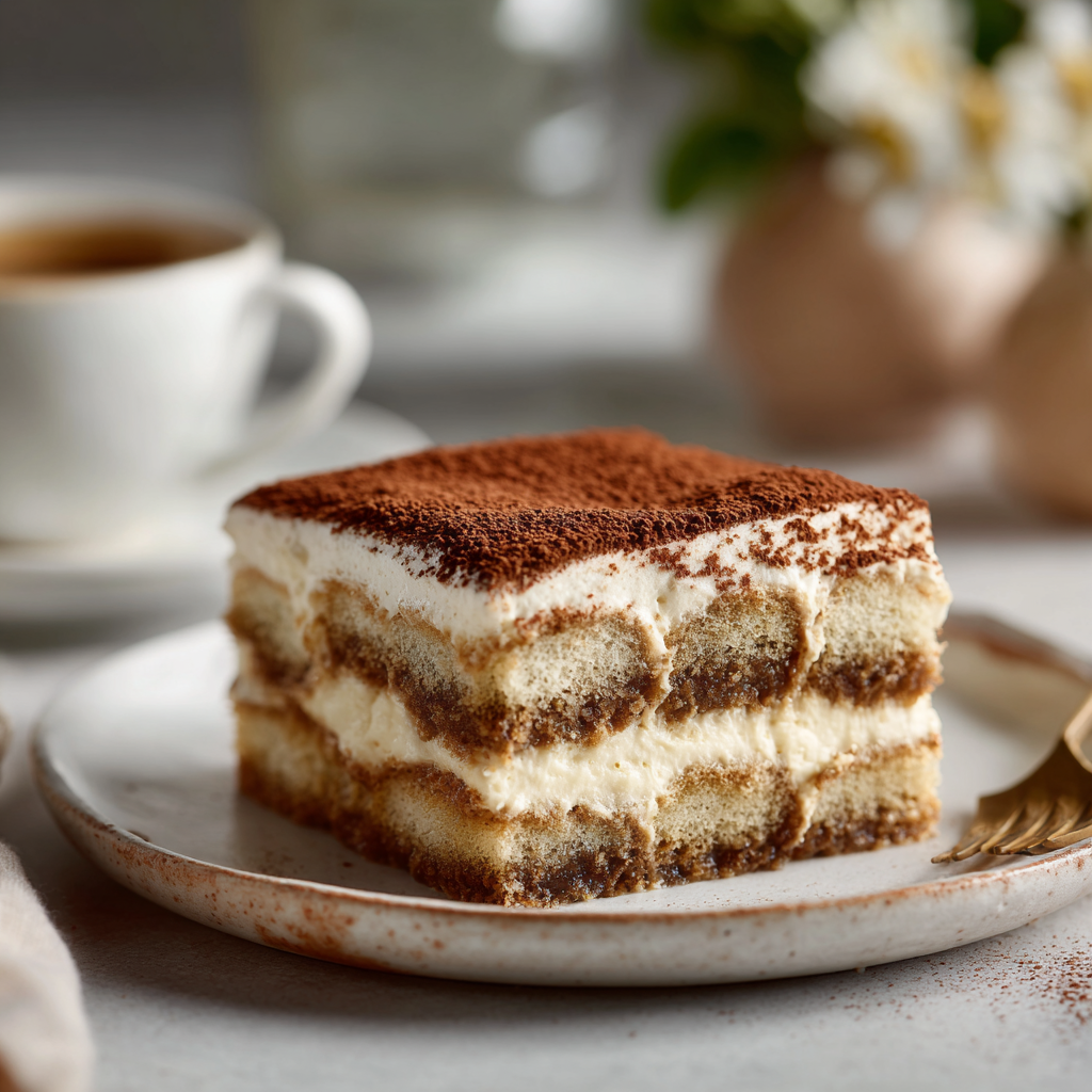 Vegan Tiramisu with Cashew Cream: Simple Italian Dessert
