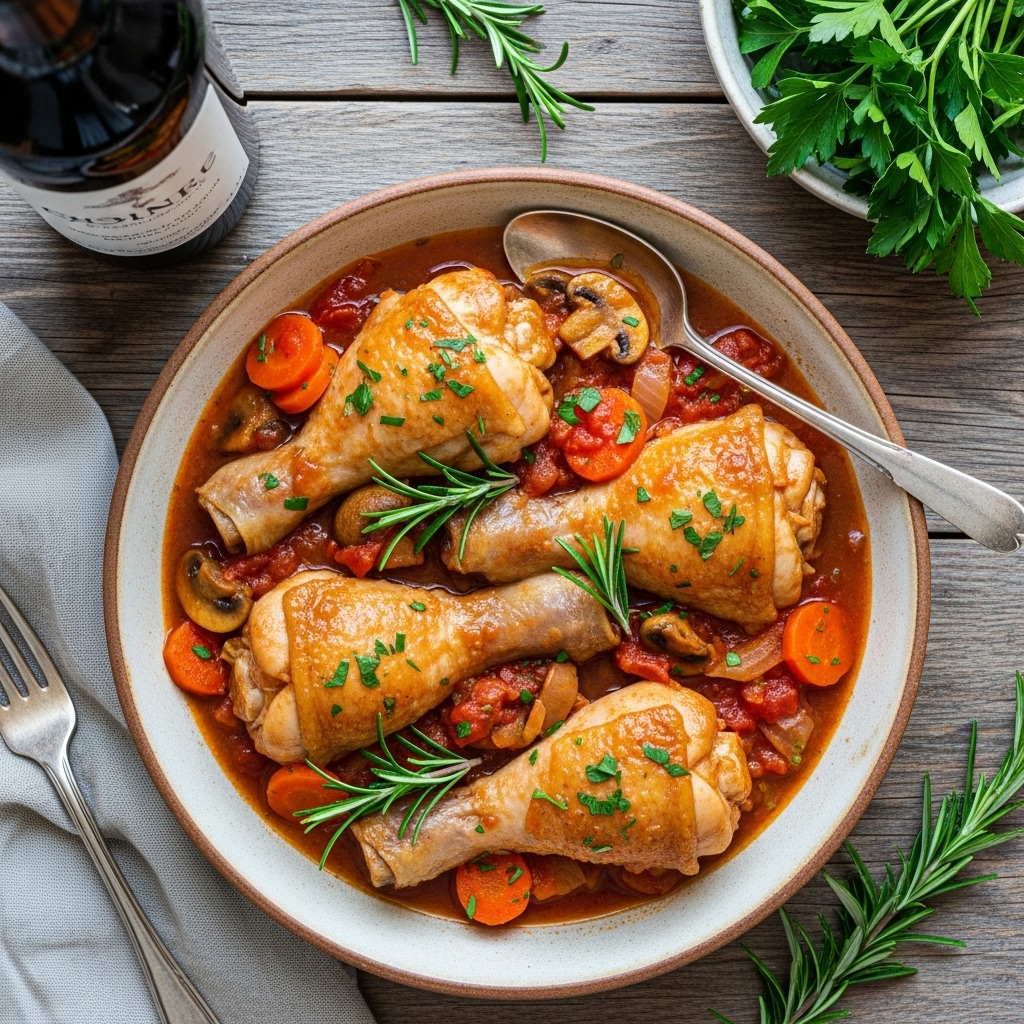 Classic Chicken Cacciatore Authentic Italian Cooking