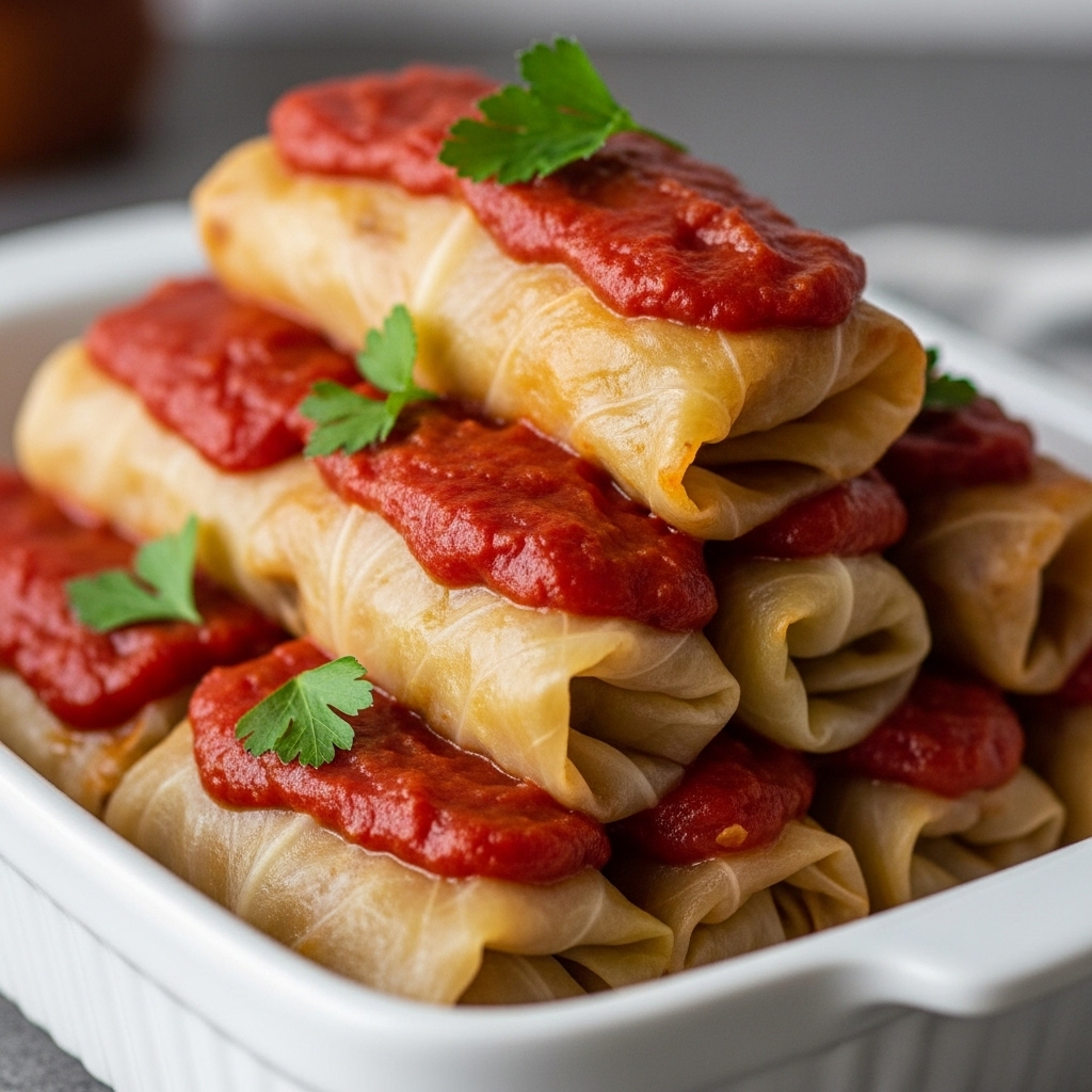 Vegan Italian Stuffed Cabbage Rolls: A Traditional Recipe