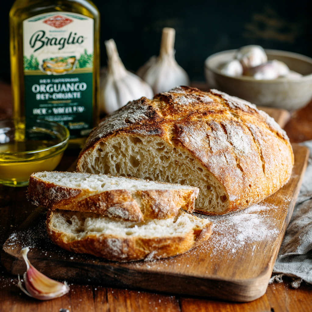 No-Knead Italian Country Bread Recipe