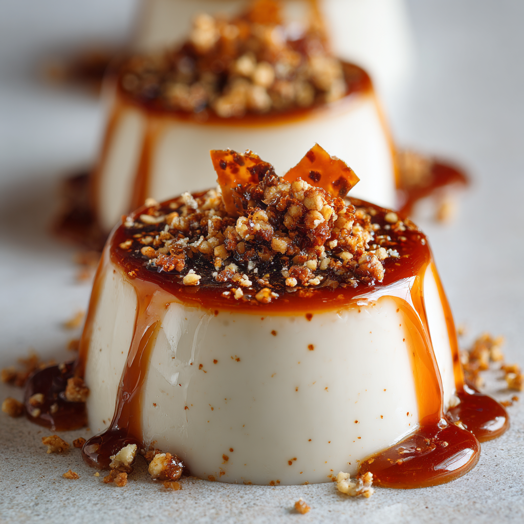 Coffee Hazelnut Panna Cotta Recipe