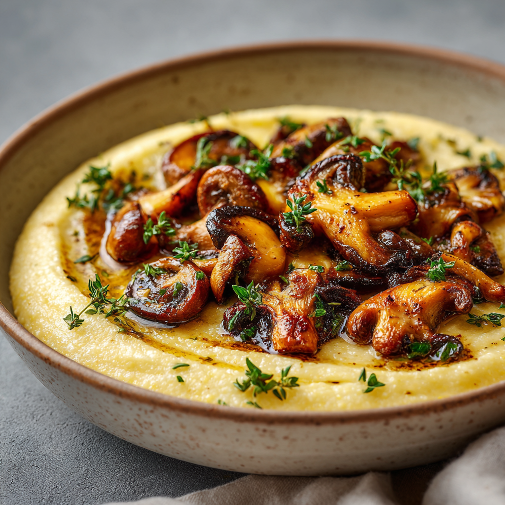 Vegan Mushroom Polenta Recipe: Simple, Comforting, and Delicious