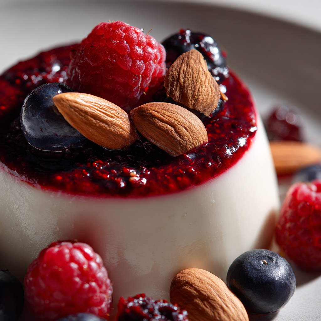 Classic Vegan Panna Cotta Recipe Using Almond Milk