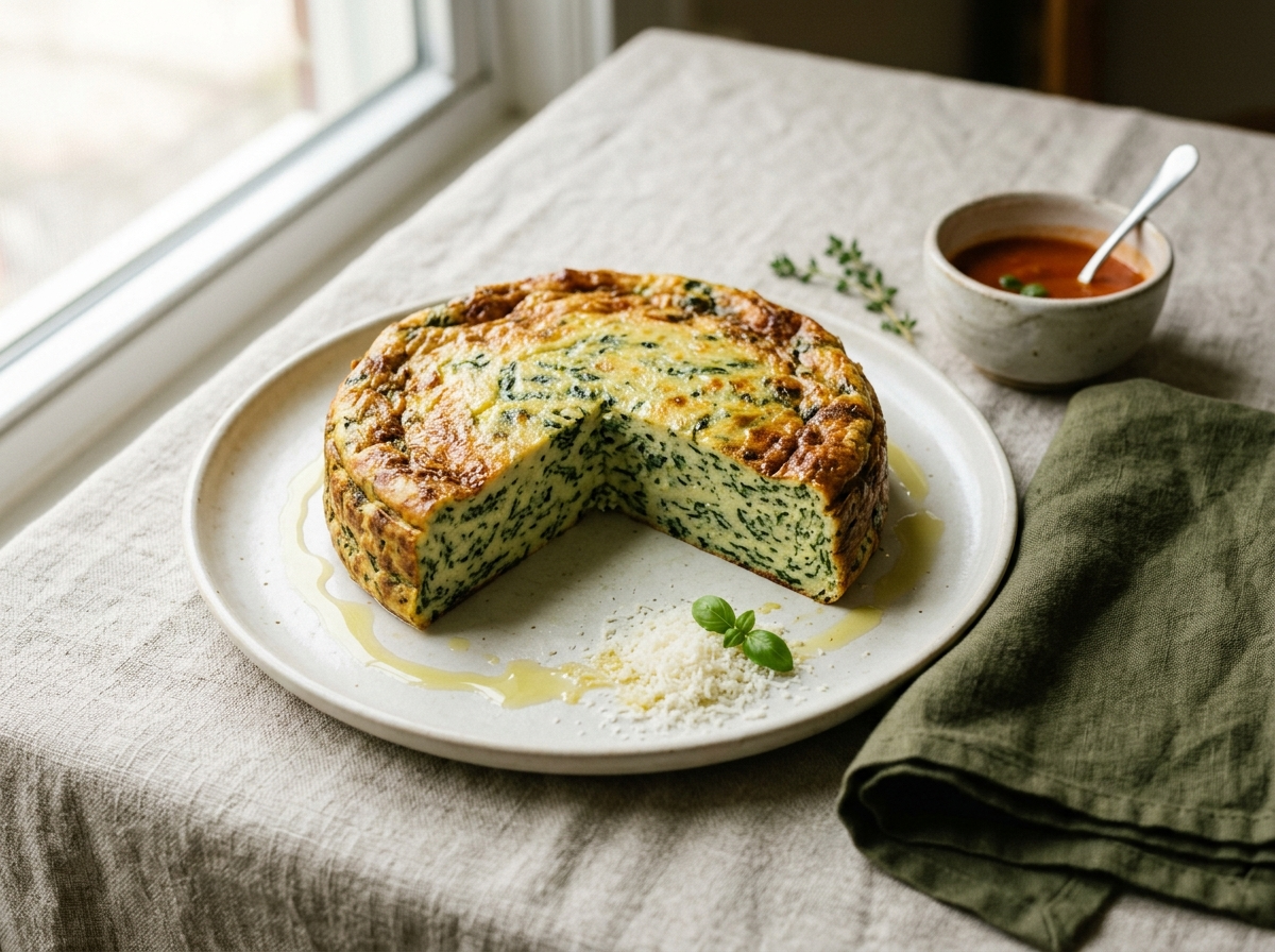 Sformato di Spinaci - Italian Baked Spinach Flan