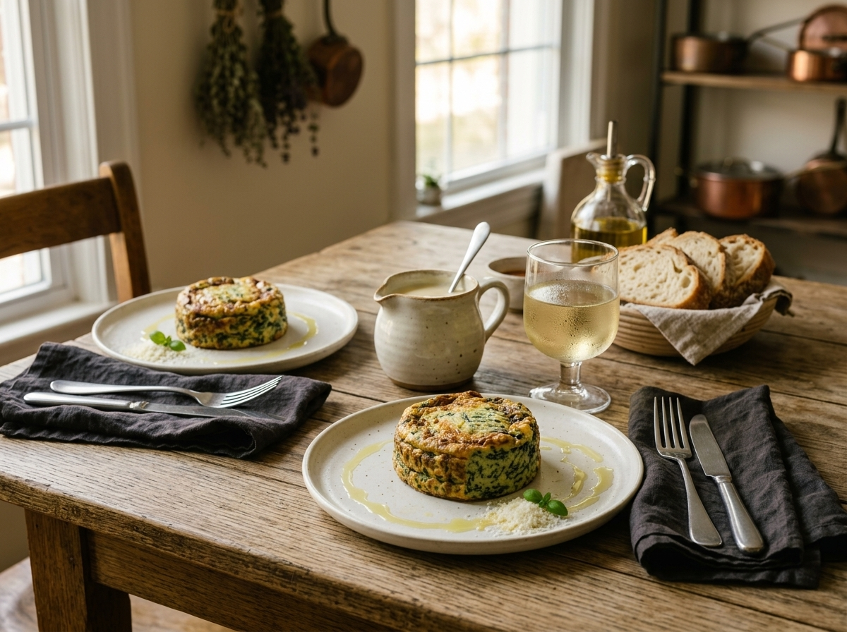 Sformato di Spinaci - Italian Baked Spinach Flan